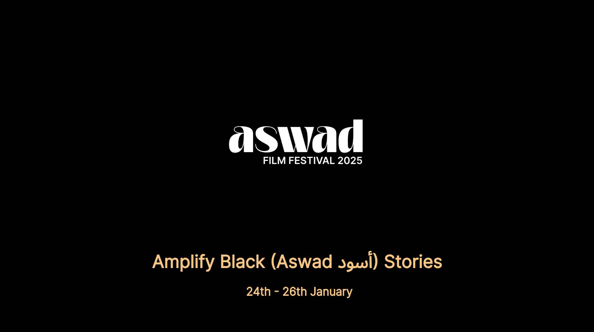 Aswad Film Festival Launches with Spotlight on Black American, European ...